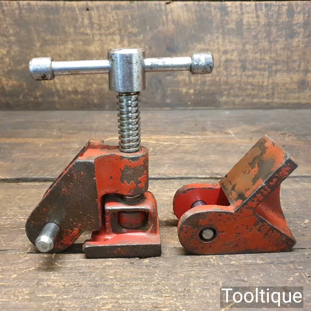 Vintage Pair Of Rededa Sash Clamp Heads – Good Condition | Tooltique