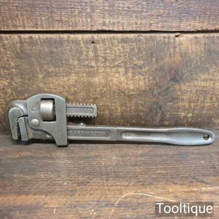 Vintage Garrington 14” Stillson Pipe Wrench – Good Condition | Tooltique
