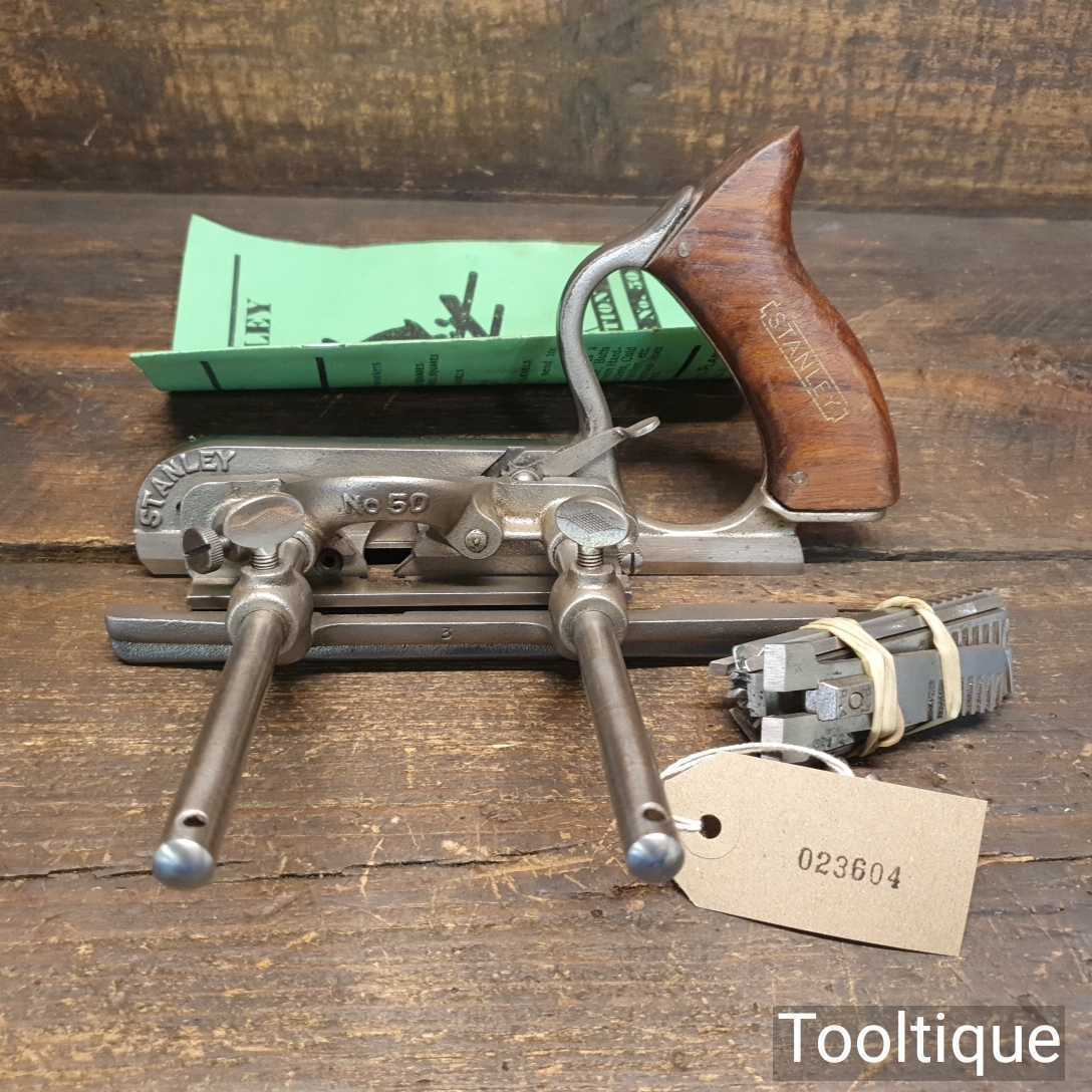 Vintage Stanley England No: 50 Combination Plough Plane Complete ...