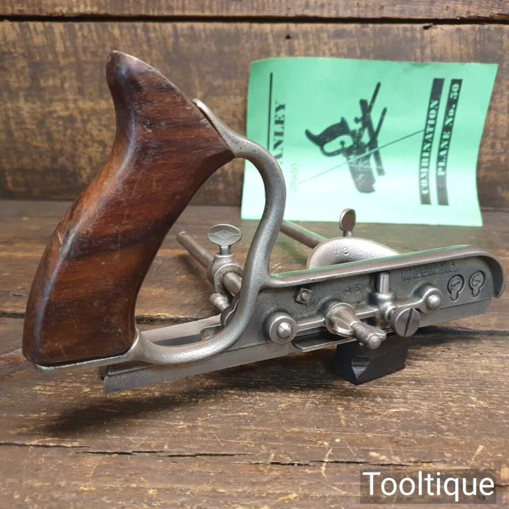 Vintage Stanley England No: 50 Combination Plough Plane Complete ...