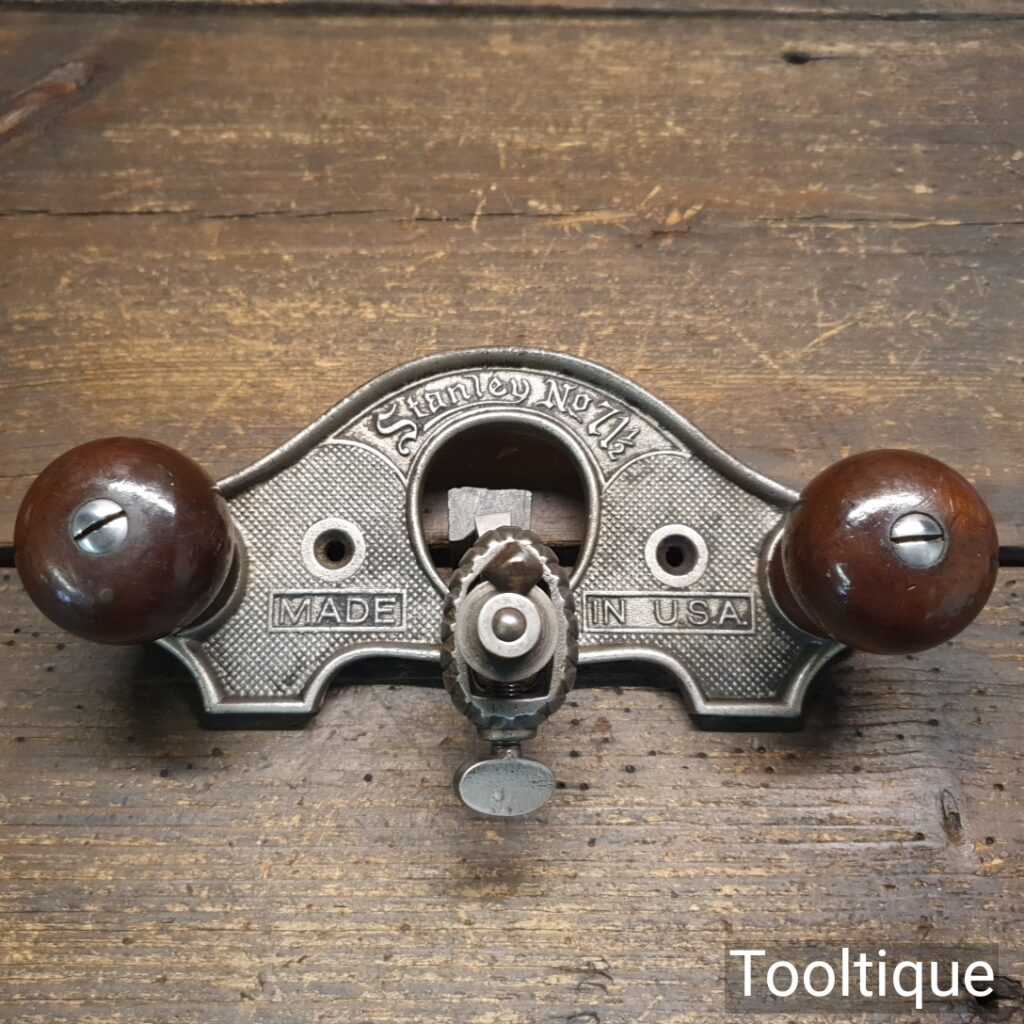Vintage Stanley USA No: 71 ½” Closed Throat Hand Router – Good ...