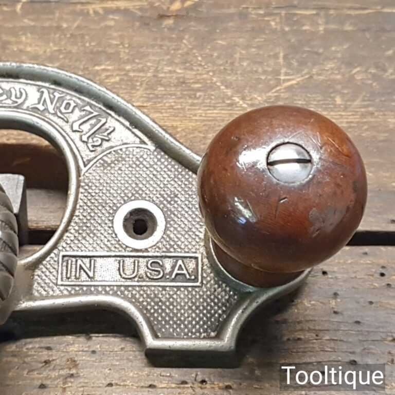Vintage Stanley USA No: 71 ½” Closed Throat Hand Router – Good ...