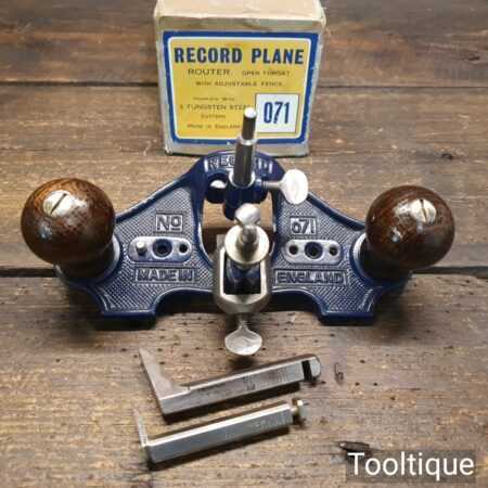 Vintage Boxed Record No: 071 Hand Router Plane complete – Good ...