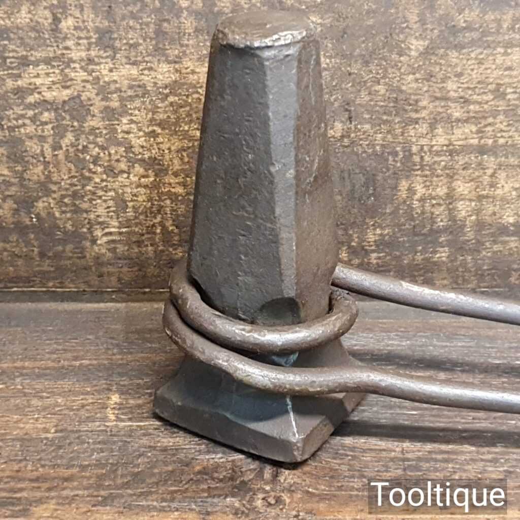 Antique Blacksmith’s Rodded Flattening Swage – Good Condition | Tooltique