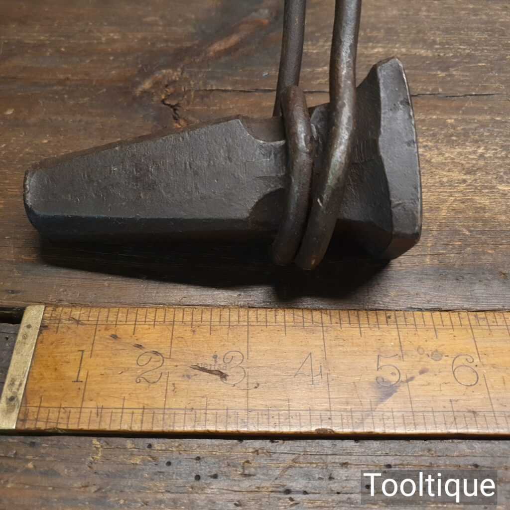 Antique Blacksmith’s Rodded Flattening Swage – Good Condition | Tooltique