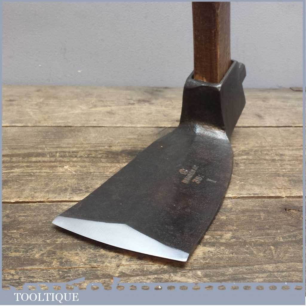 Vintage Brades Co. Hand Adze With Full Length Handle – Crown Mark ...