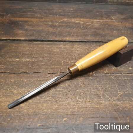 Vintage W. Marples & Sons 1/4” Straight Wood Carving Gouge Chisel ...