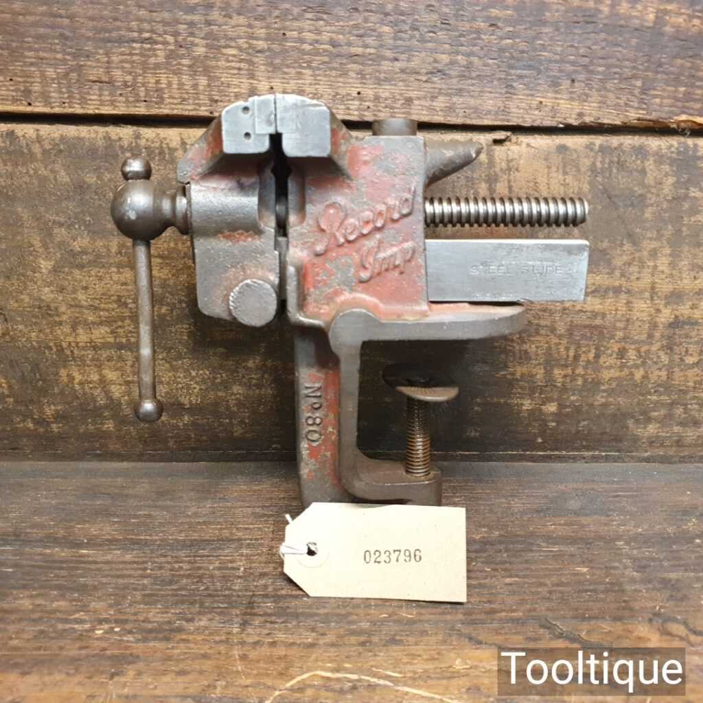 Vintage Record Imp No: 80 Portable Bench Vice With Anvil – Good ...