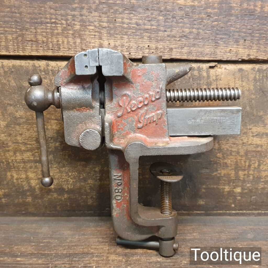 Vintage Record Imp No: 80 Portable Bench Vice With Anvil – Good ...