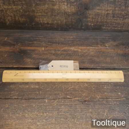 Vintage Engineer’s Boxwood Engine Divided Ruler – Good Condition ...