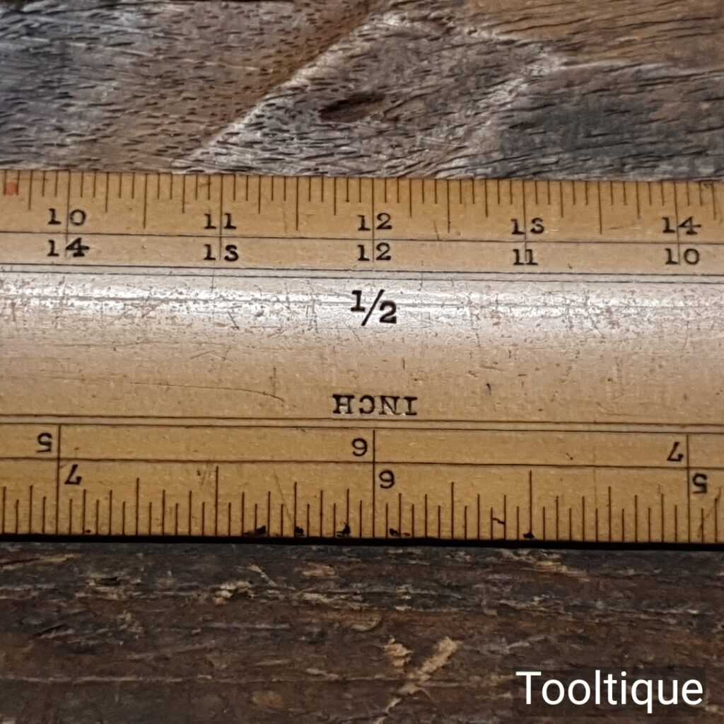 Vintage J. Halden & Co Engineer’s Boxwood Ruler Engine Divided – Good ...
