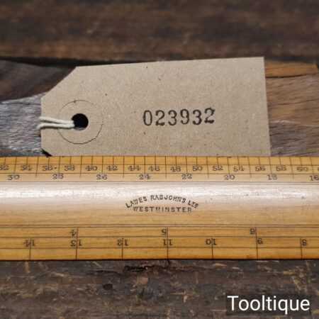Vintage Lawes Rabjohns Engineer’s Boxwood Engine Divided Ruler – Good ...