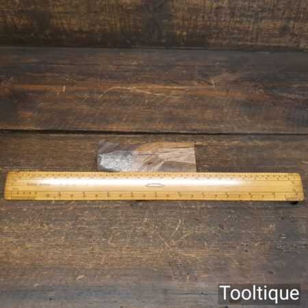 Vintage Lawes Rabjohns Engineer’s Boxwood Engine Divided Ruler – Good ...