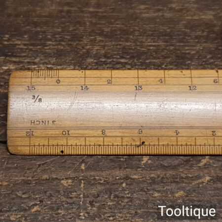 Vintage Lawes Rabjohns Engineer’s Boxwood Engine Divided Ruler – Good ...