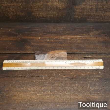 Vintage Anker Engineer’s Engine Divided Ruler – Good Condition | Tooltique