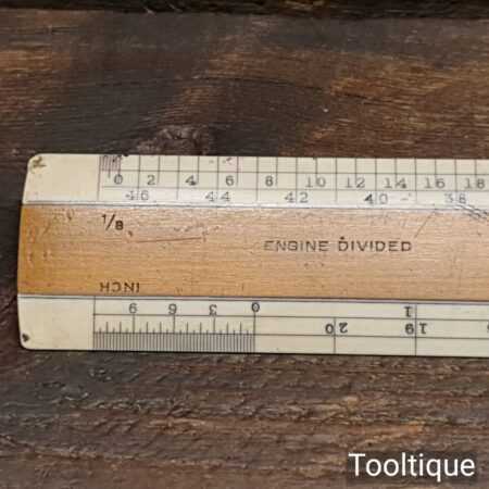 Vintage Anker Engineer’s Engine Divided Ruler – Good Condition | Tooltique