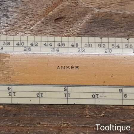 Vintage Anker Engineer’s Engine Divided Ruler – Good Condition | Tooltique