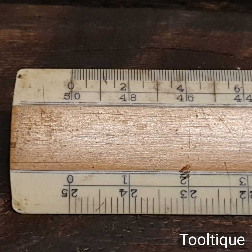 Vintage Anker Engineer’s Engine Divided Ruler – Good Condition | Tooltique