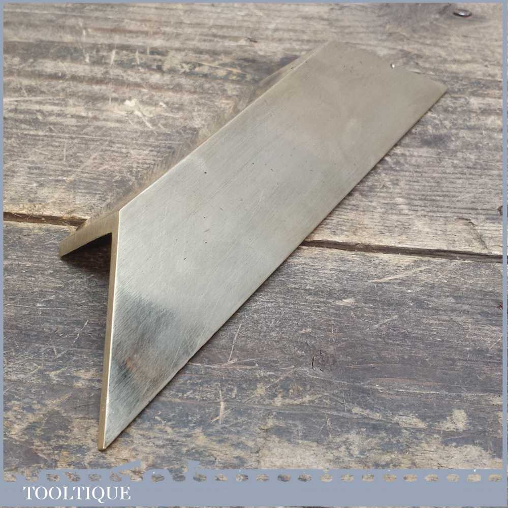Vintage Brass 45 Degree Mitre Template Measuring Approx 7” Long | Tooltique