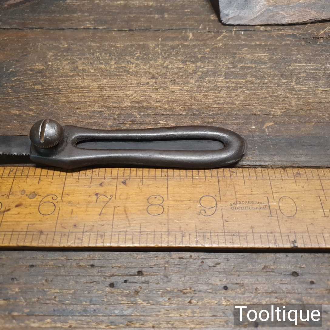 Vintage Cast Steel Utility Pad Saw Handle With Hacksaw Blade Ready To ...