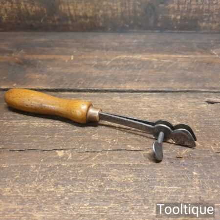 Vintage Saddler’s Leatherworking Screw Crease Creasing Iron – Good ...