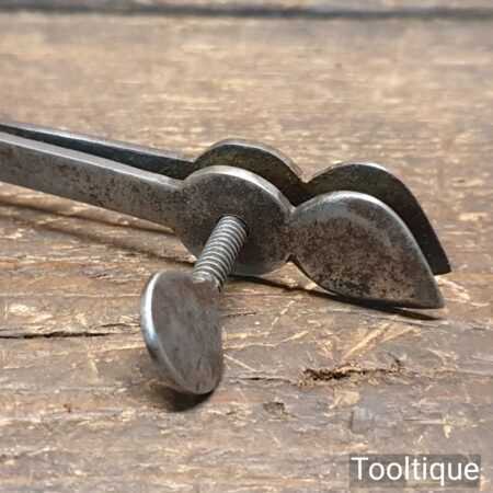 Vintage Saddler’s Leatherworking Screw Crease Creasing Iron – Good ...