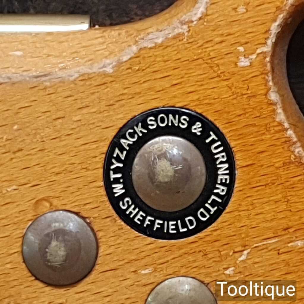 Vintage W. Tyzack Sons & Turner 12” Brass Back Tenon Saw – Sharpened ...