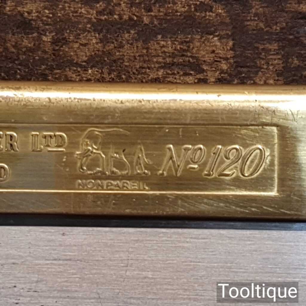 Vintage W. Tyzack Sons & Turner 12” Brass Back Tenon Saw – Sharpened ...