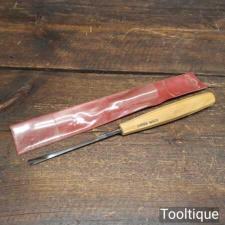 Vintage Swiss Made Pfeil 5/16” Straight Fishtail Woodcarving Gouge Chisel – Sharpened | Tooltique