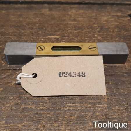 Vintage Machinists 4 ½” Cast Steel & Brass Spirit Level – Good ...