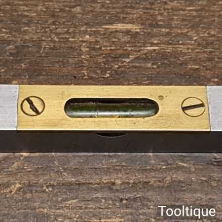 Vintage Machinists 4 ½” Cast Steel & Brass Spirit Level – Good ...