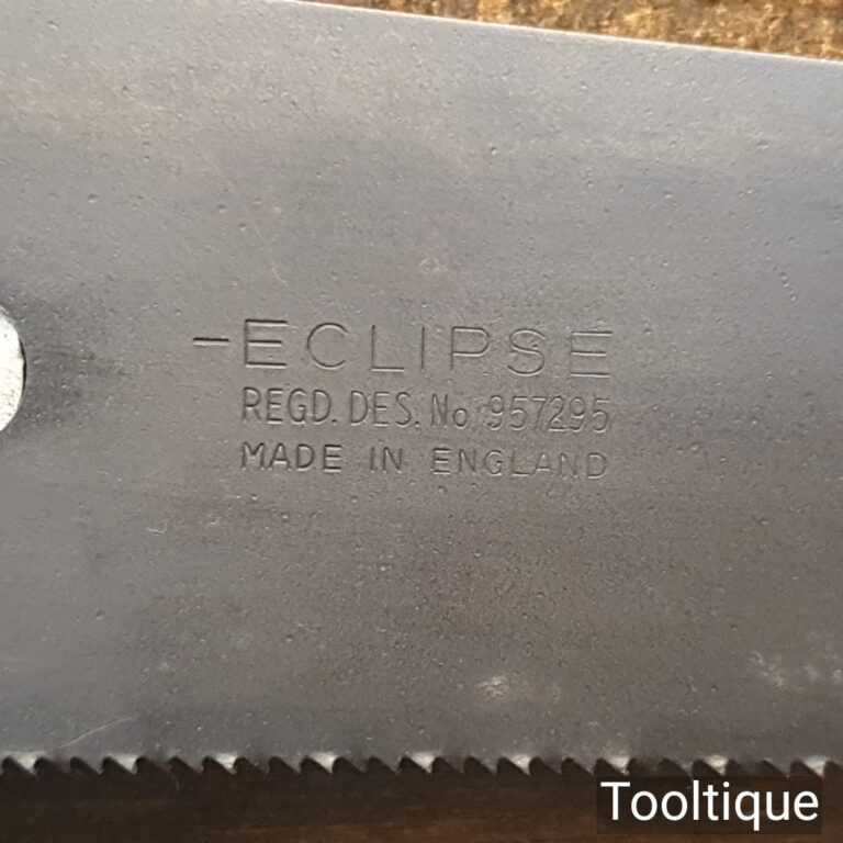 Vintage Eclipse No: 66 Multipurpose Saw With Good Blade – Good ...