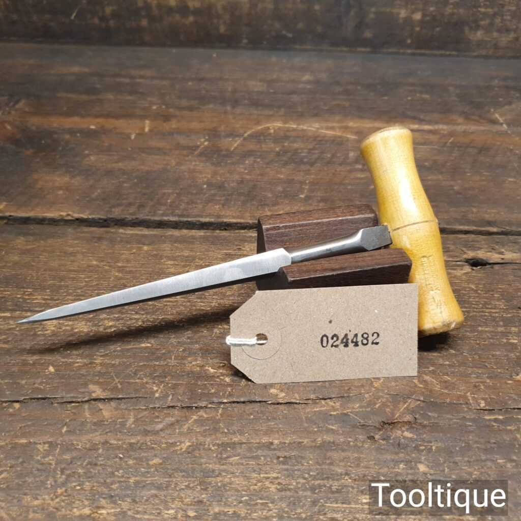 Vintage Hole Reamer Or Rimer Tool Beechwood Handle – Good Condition ...