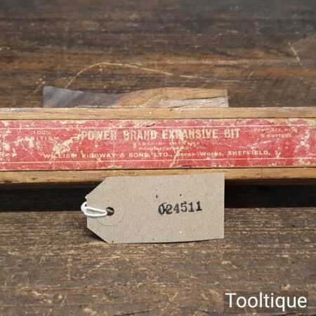 Vintage Boxed Ridgeway & Sons Power Expansive Bit Complete – Good ...