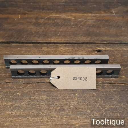 Vintage Engineer’s 7” Cast Steel Parallel Bars – Good Condition | Tooltique