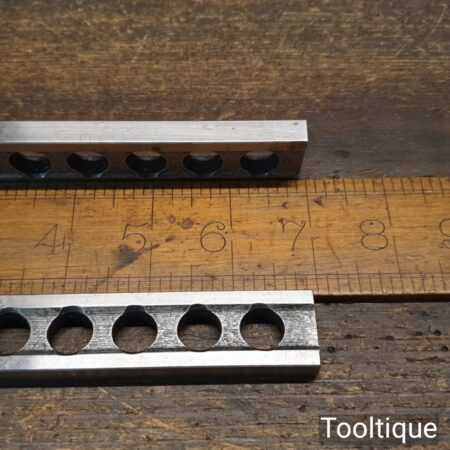 Vintage Engineer’s 7” Cast Steel Parallel Bars – Good Condition | Tooltique