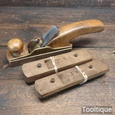 Vintage Pattern Makers Plane With 3 No: Interchangeable Soles | Tooltique
