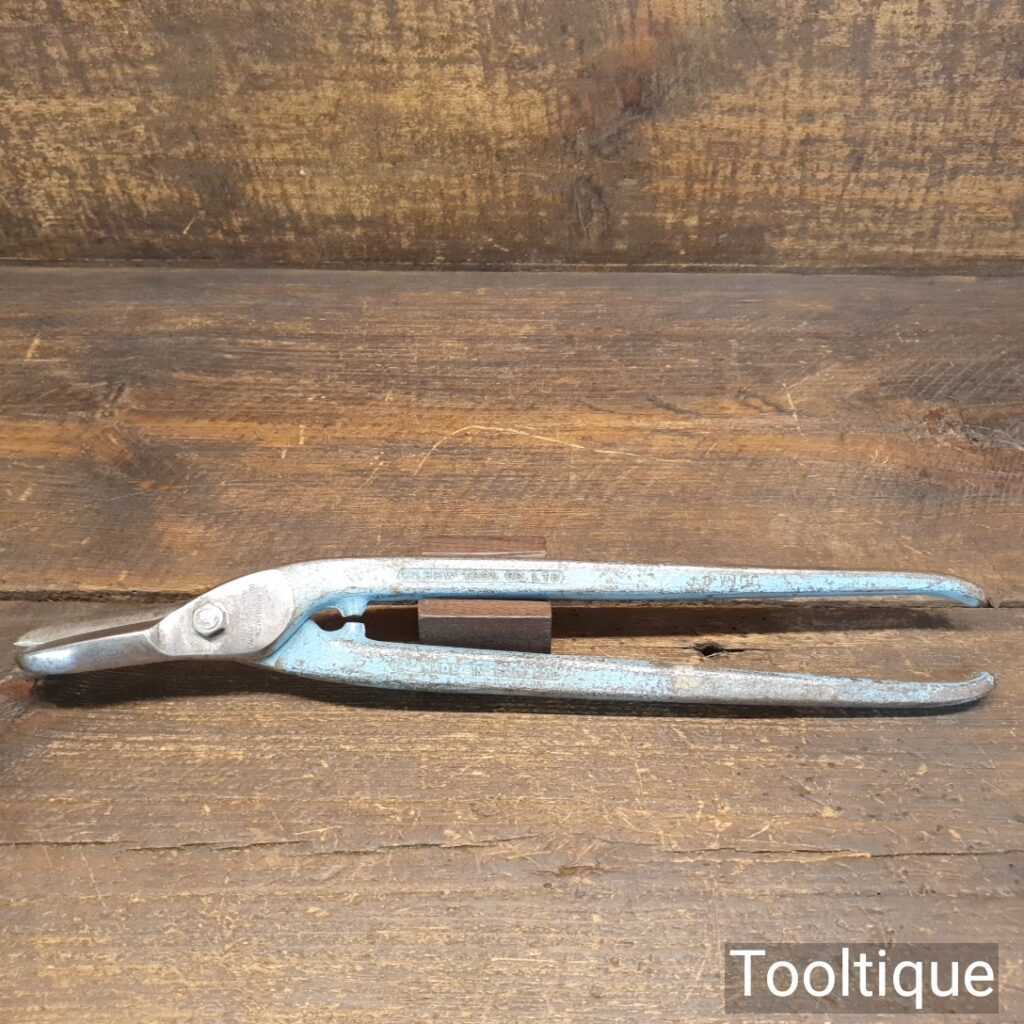 Vintage 14” Gilbow Tin Snips – Sharpened Ready For Use | Tooltique