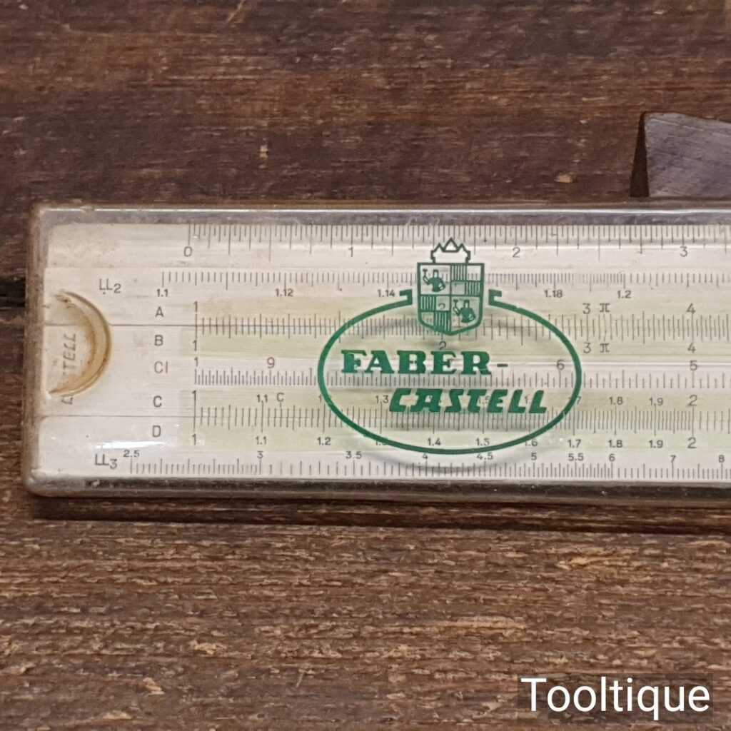 Vintage German Faber-Castell Logarithmic Slide Ruler – Good Condition ...