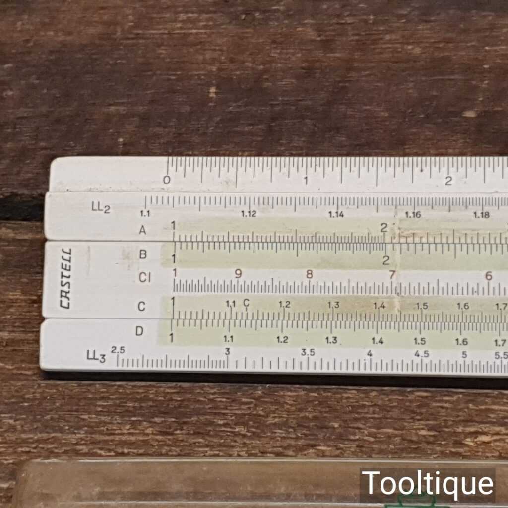 Vintage German Faber-Castell Logarithmic Slide Ruler – Good Condition ...