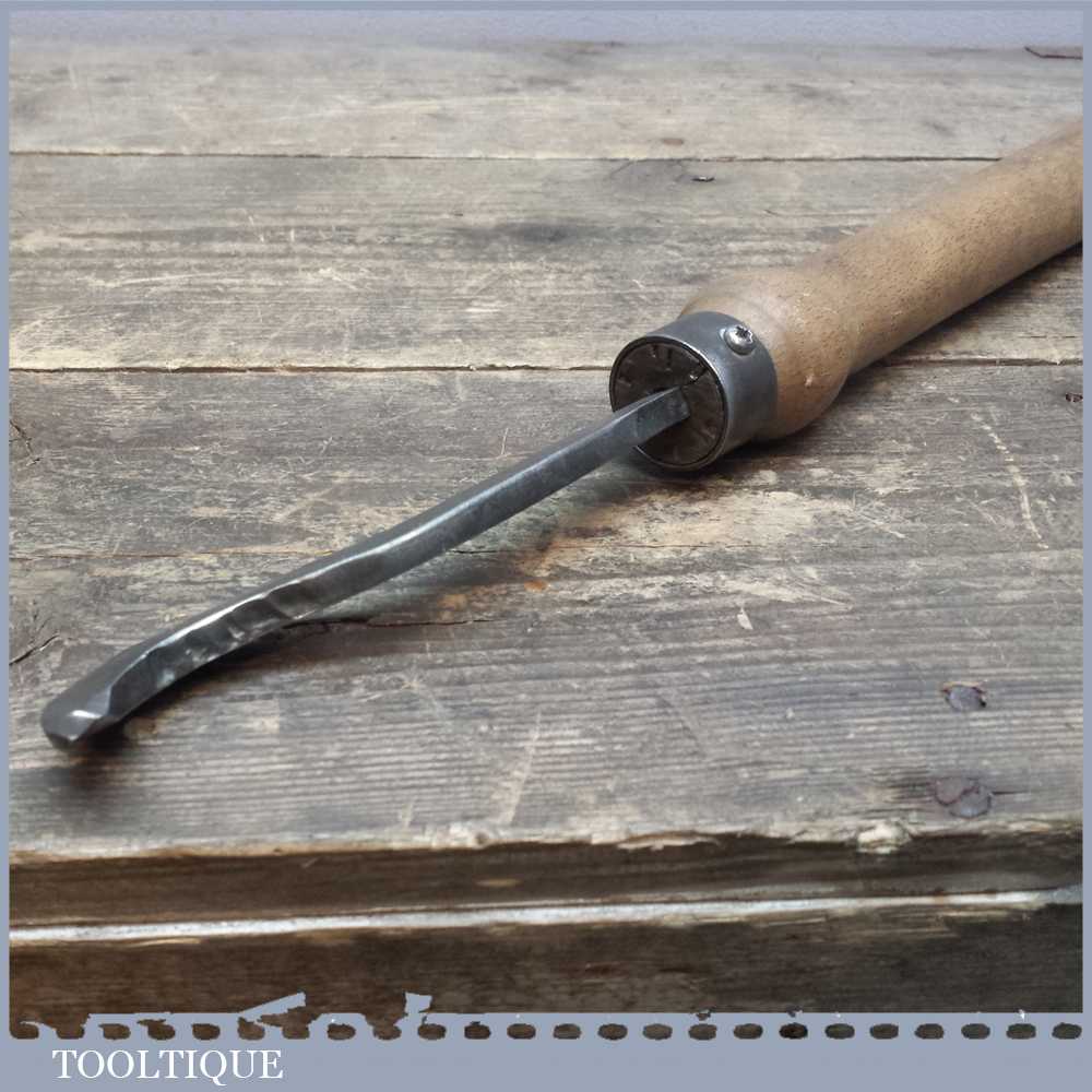Vintage Hand Forged Swan Neck Chisel Possibly Used For Wood Turning ...