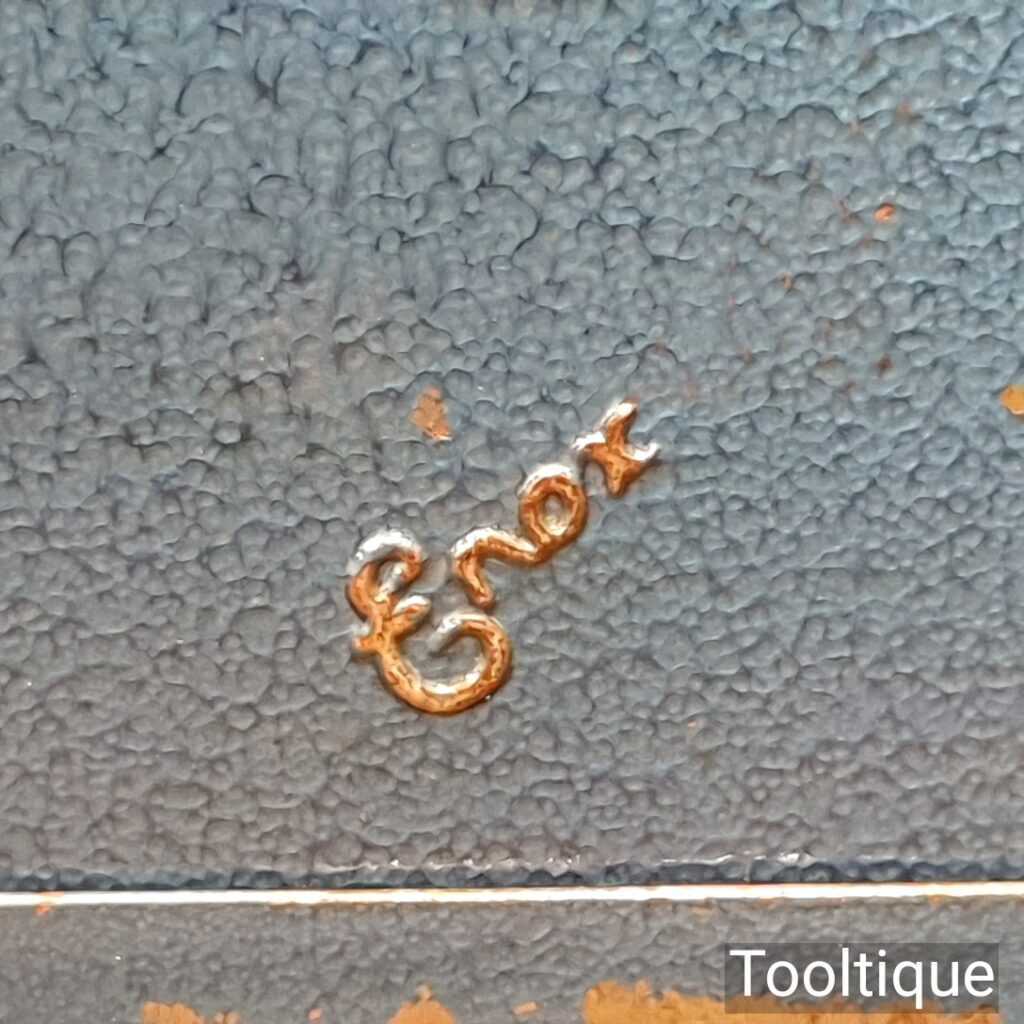 Vintage Enox Pressed Steel Engineer’s Tool Box – Good Condition | Tooltique