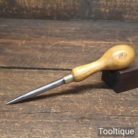 Vintage 8” Sailmakers Awl Boxwood Handle – Good Condition | Tooltique