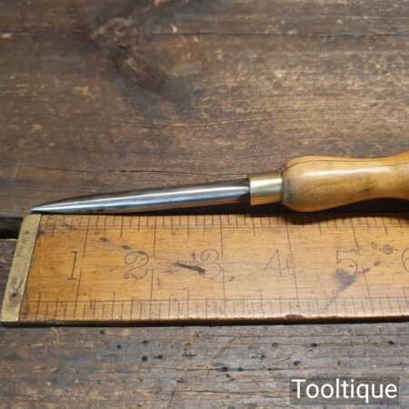 Vintage 8” Sailmakers Awl Boxwood Handle – Good Condition | Tooltique