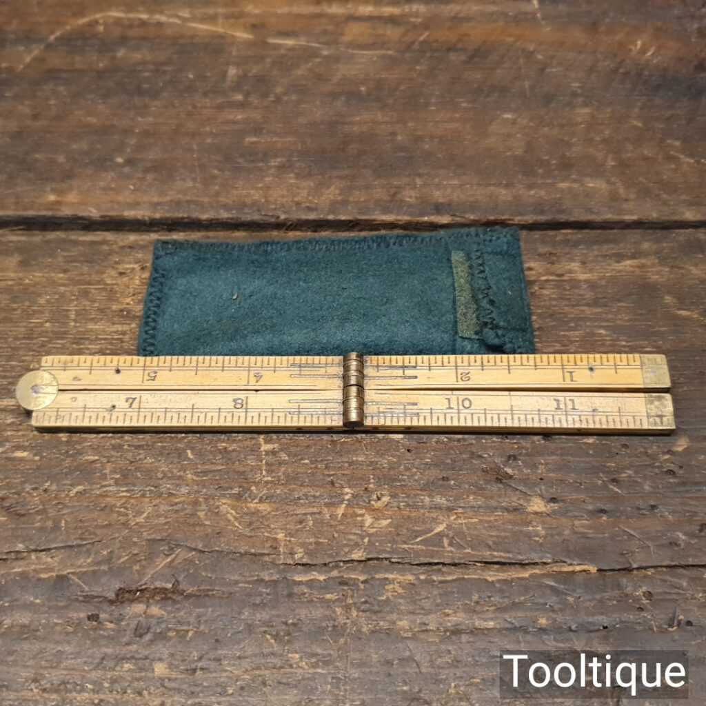 Vintage No: 1150 Boxwood 4 Folding Rule Trade Mark Hockley Abbey – Good ...