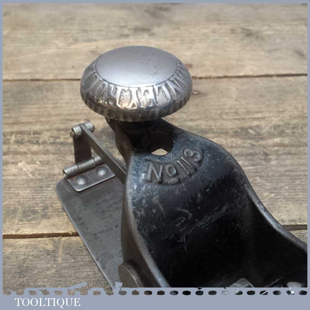 Vintage Stanley USA No: 113 Compass Plane With Original Pat Dated Iron ...