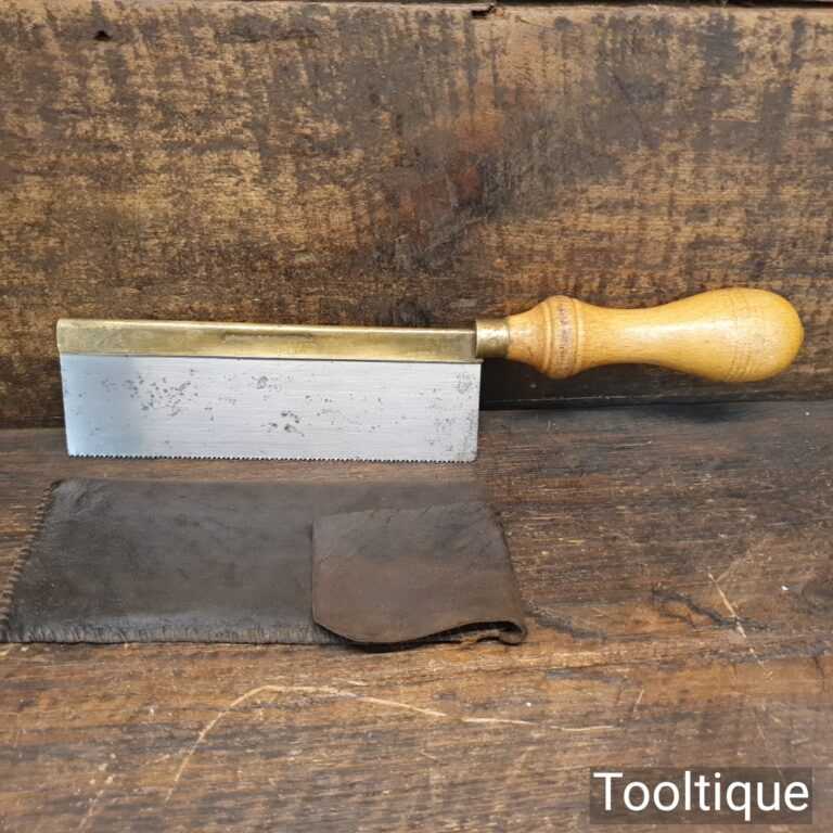 Vintage John Cockerill 6” Gentleman’s Brass Back Saw – Refurbished ...