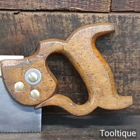 Vintage 12” W. Tyzack & Turner No: 120 Brass Back Dovetail Tenon Saw ...