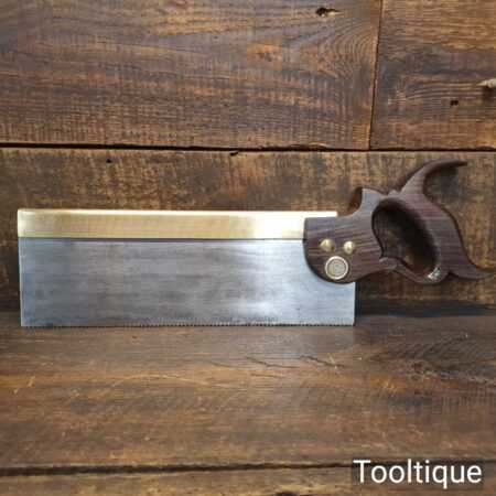 Vintage J. Tyzack 12” Special Brass Back Tenon Saw Rosewood Handle ...