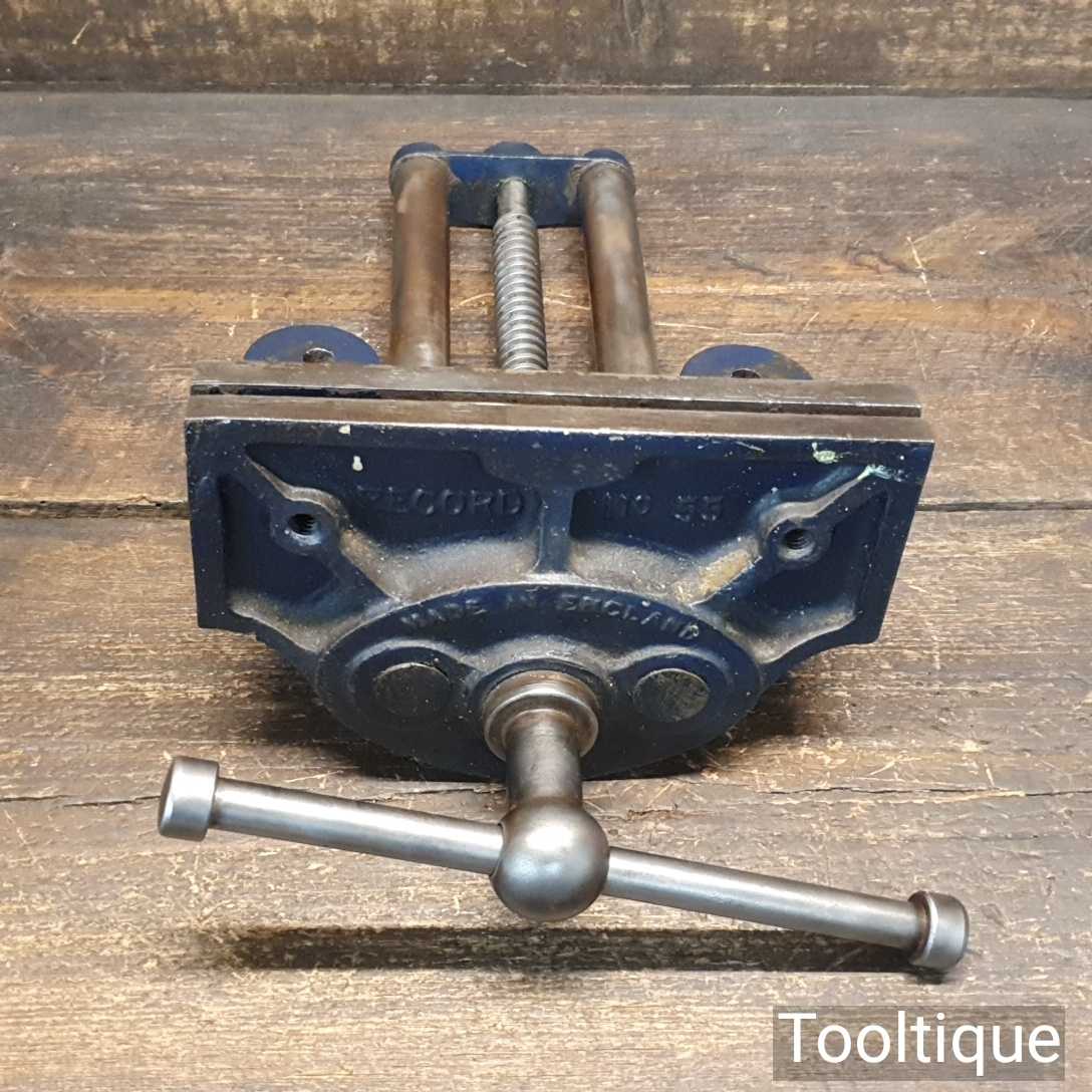 Vintage Record No: 55 Cast Steel Hand Vice 6 ½” Jaws – Good Condition ...